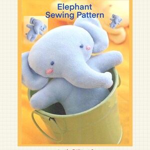 Elephant Plushy PDF Sewing Pattern Stuffed Plushie Toy - Etsy