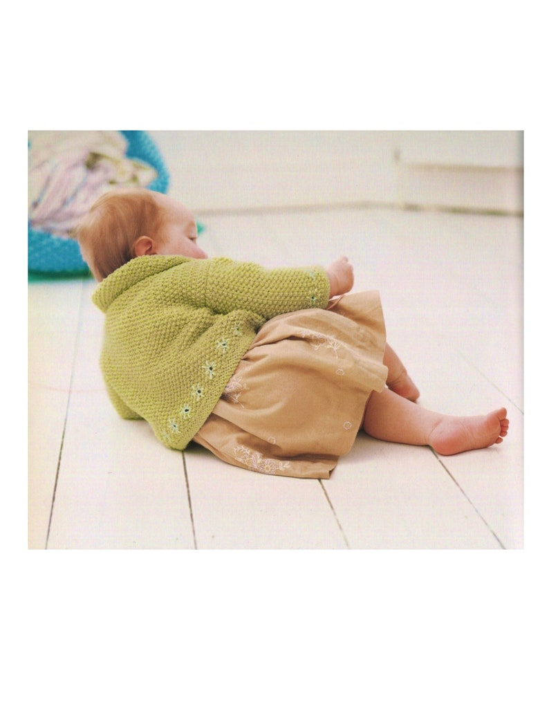 Moss Stitch Cardigan Knitting Pattern, Toddler Cardigan, Baby Jacket ...