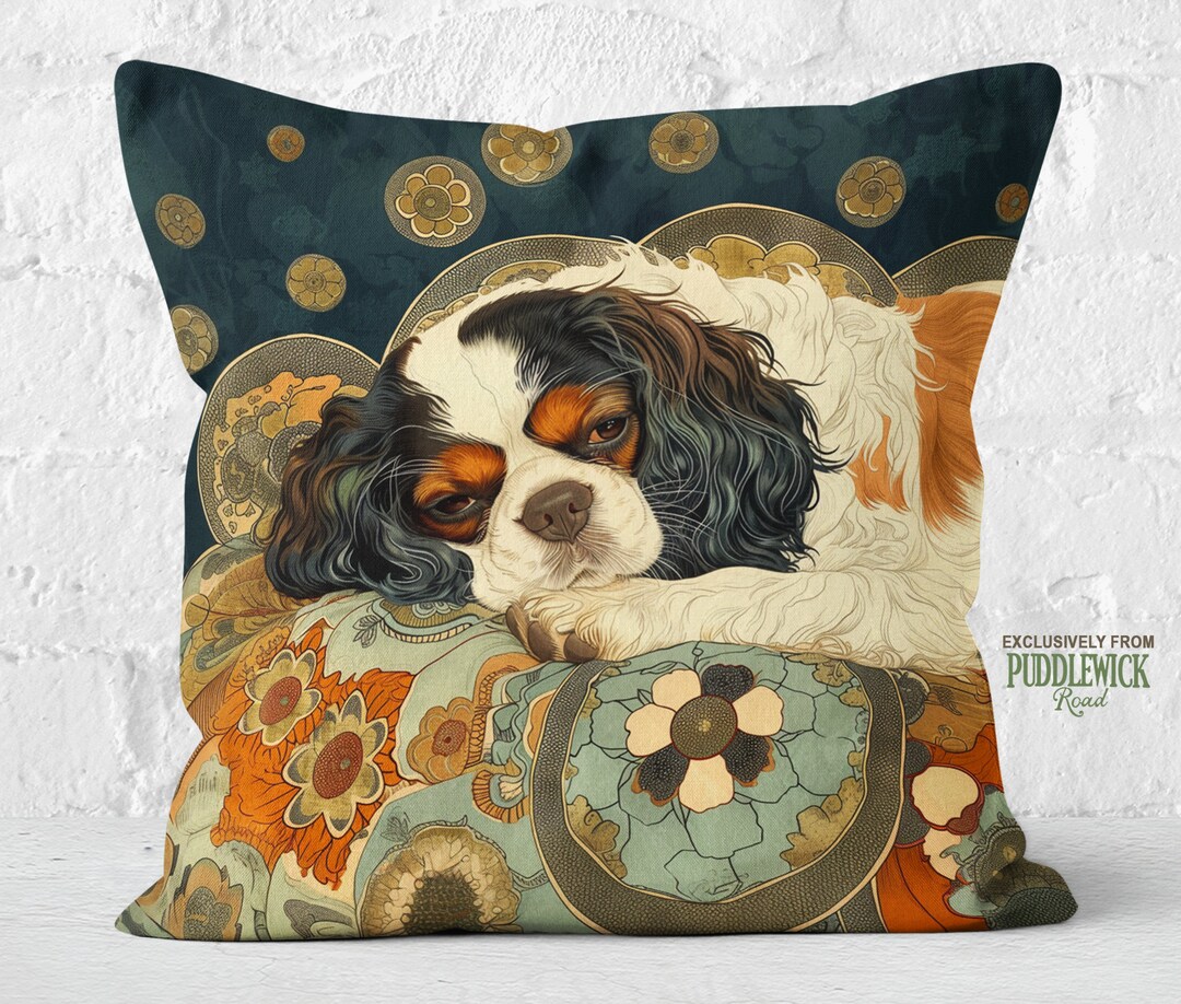 Cavalier Cuddle Pillow, Farmhouse French Country Eclectic, Olive Amber ...