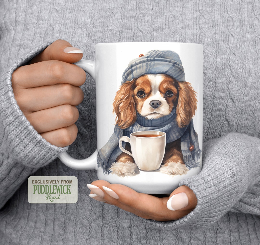 Cavalier King Charles Spaniel Mug | Dog Mug, Coffee Mug, Coffee Cup ...