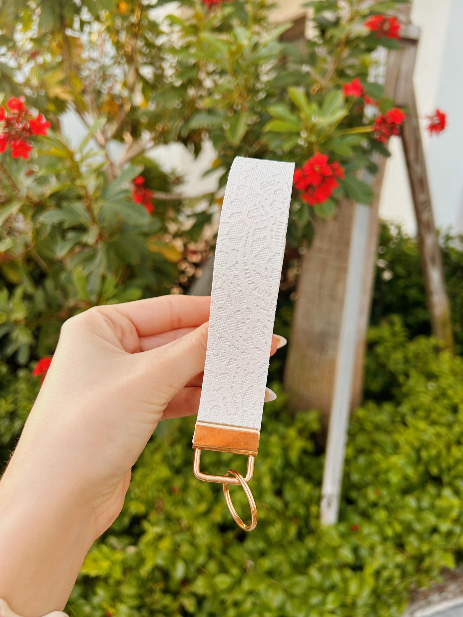 Lacy Wristlet | Lace Wristlet Keychain for Women Cute Gifts for ...