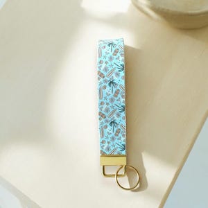 So Surf Wristlet | Ocean Surfing Keychain Beachy Keychain Wristlet for ...