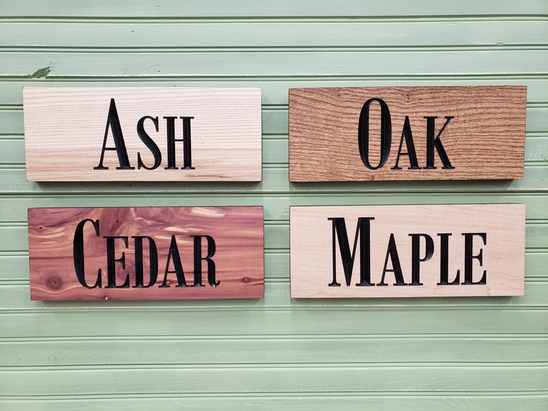 Personalized Family Name Sign | Custom Carved, Engraved Name, Address ...