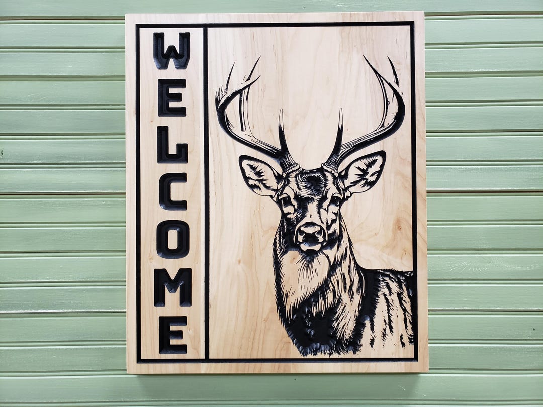 Custom Welcome or Family Name Greeting Sign With This Image of A ...