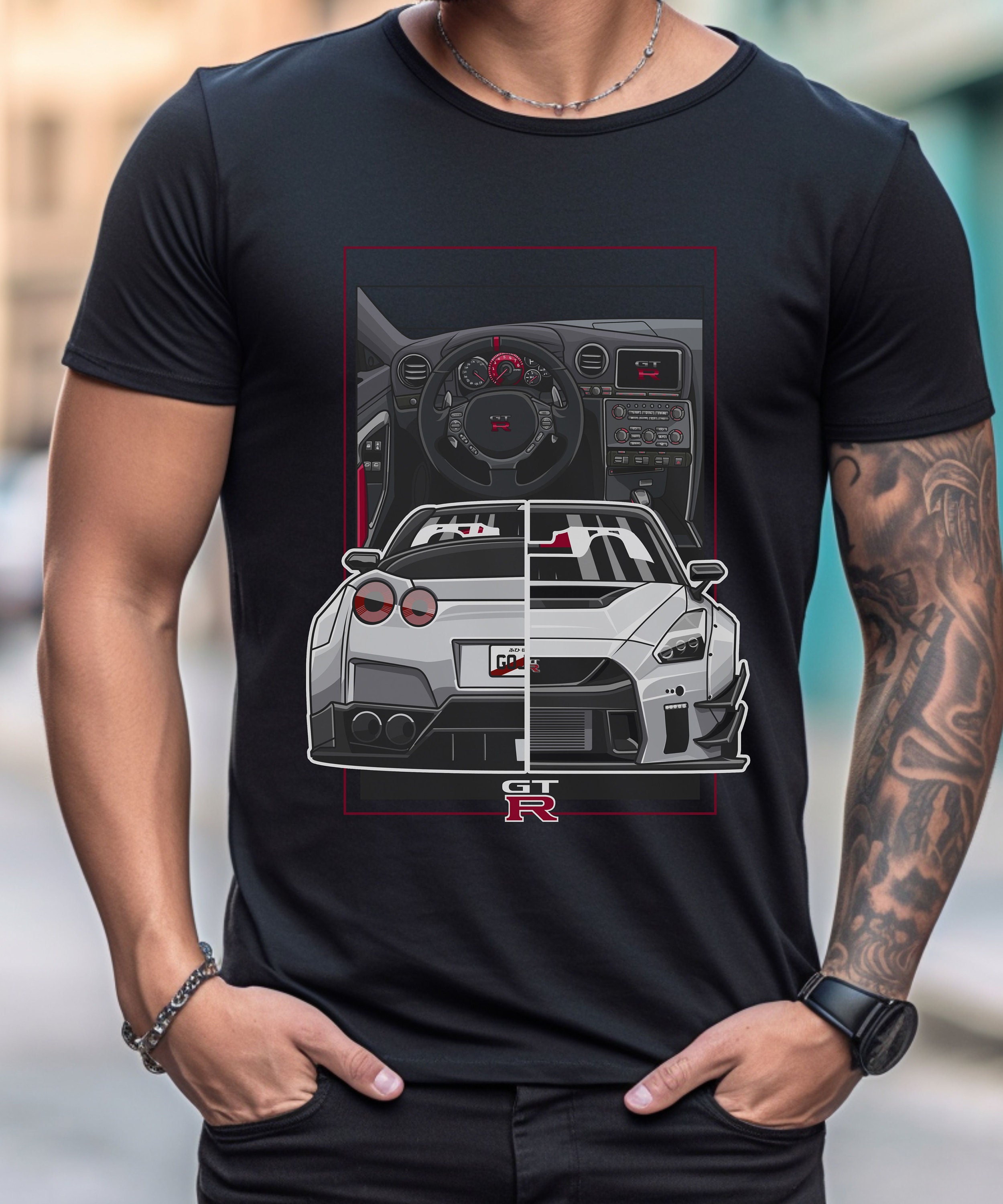 GTR Graphic Tee: Drive Your Style With Automotive-inspired Design - Etsy