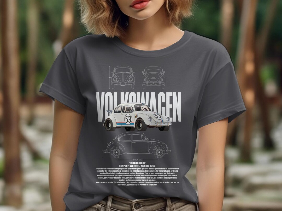 Vintage Volkswagen Beetle T-shirt, Classic Car Collector Gift, Retro ...