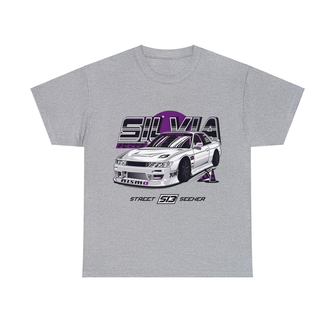 Drift-ready Silvia S13 Tee JDM Street Racing Shirt Tuner Car Enthusiast ...