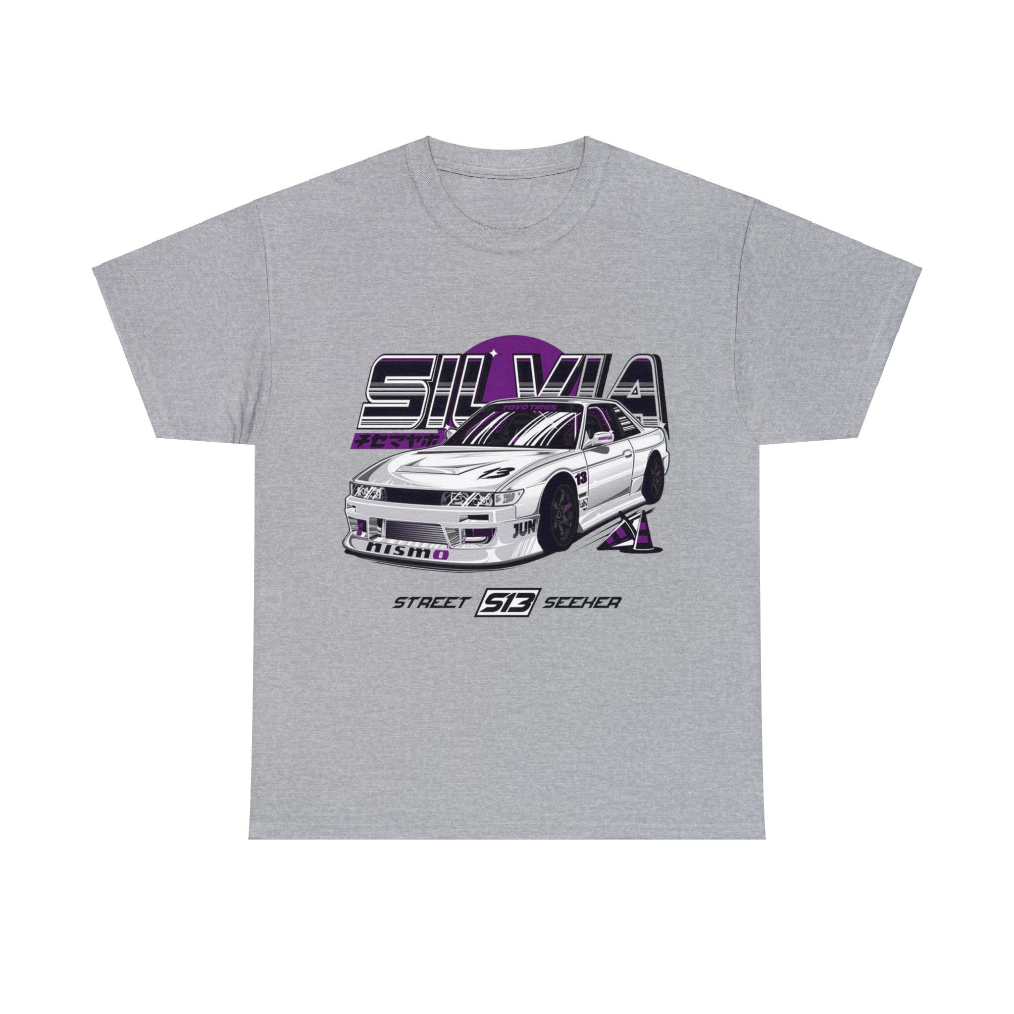Drift-ready Silvia S13 Tee JDM Street Racing Shirt Tuner Car Enthusiast ...