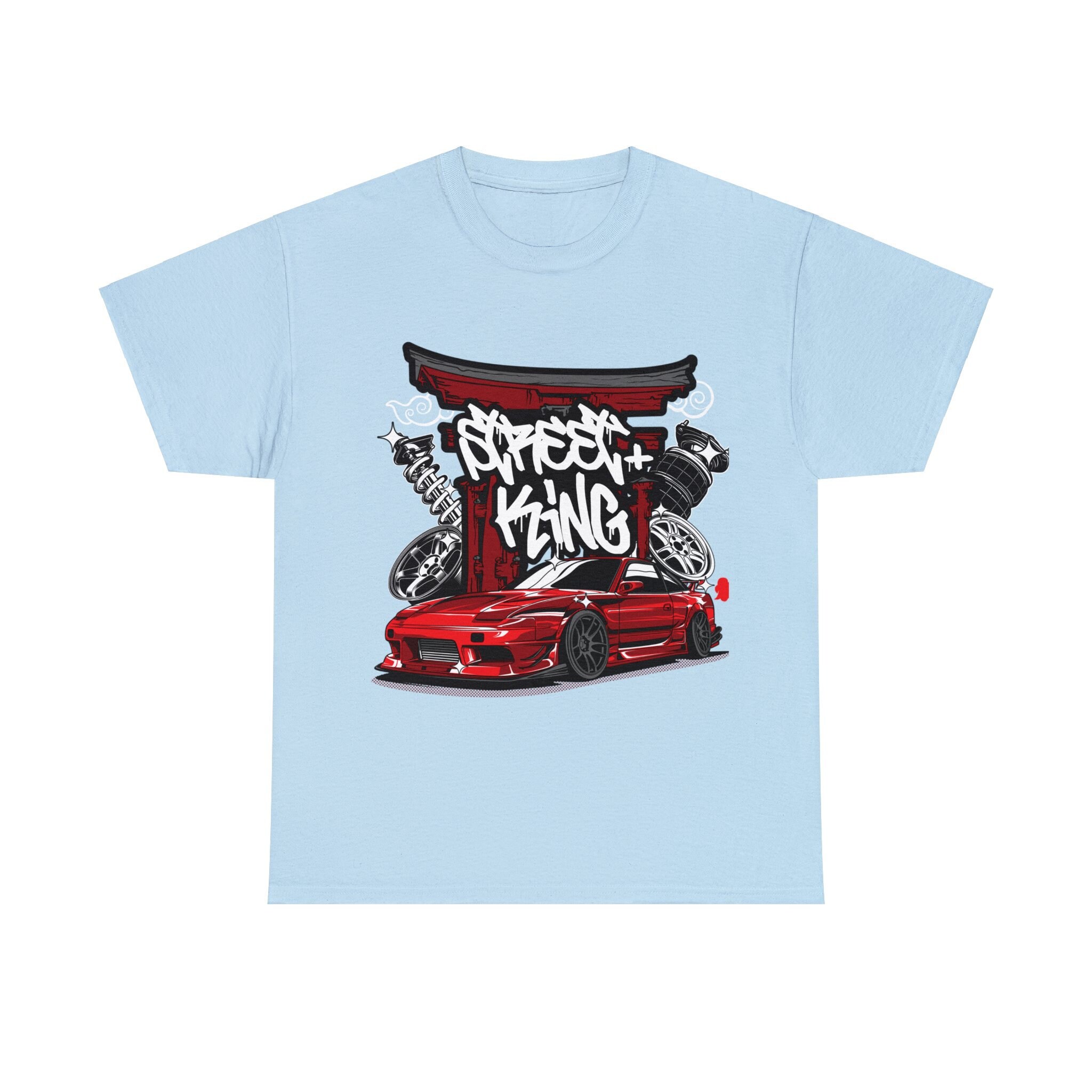 Urban Racing Art Stylized Red Sports Car at Japanese Torii - Etsy