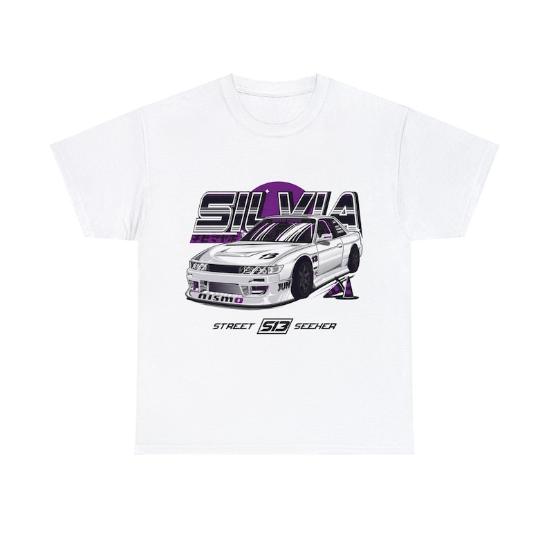 Drift-ready Silvia S13 Tee JDM Street Racing Shirt Tuner Car Enthusiast ...