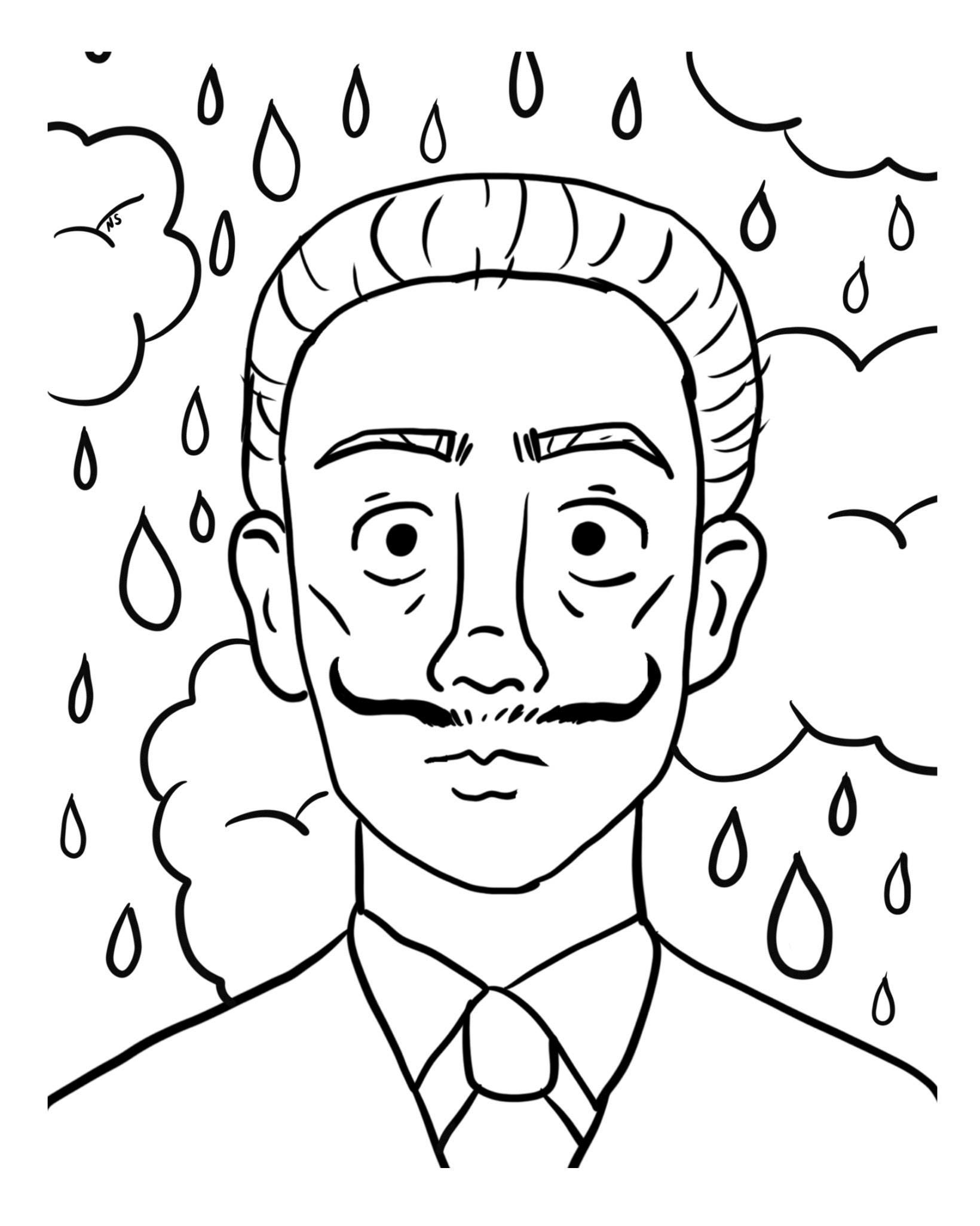 Famous Artist Coloring Sheets printable - Etsy