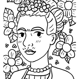 Famous Artist Coloring Sheets (printable) - Etsy