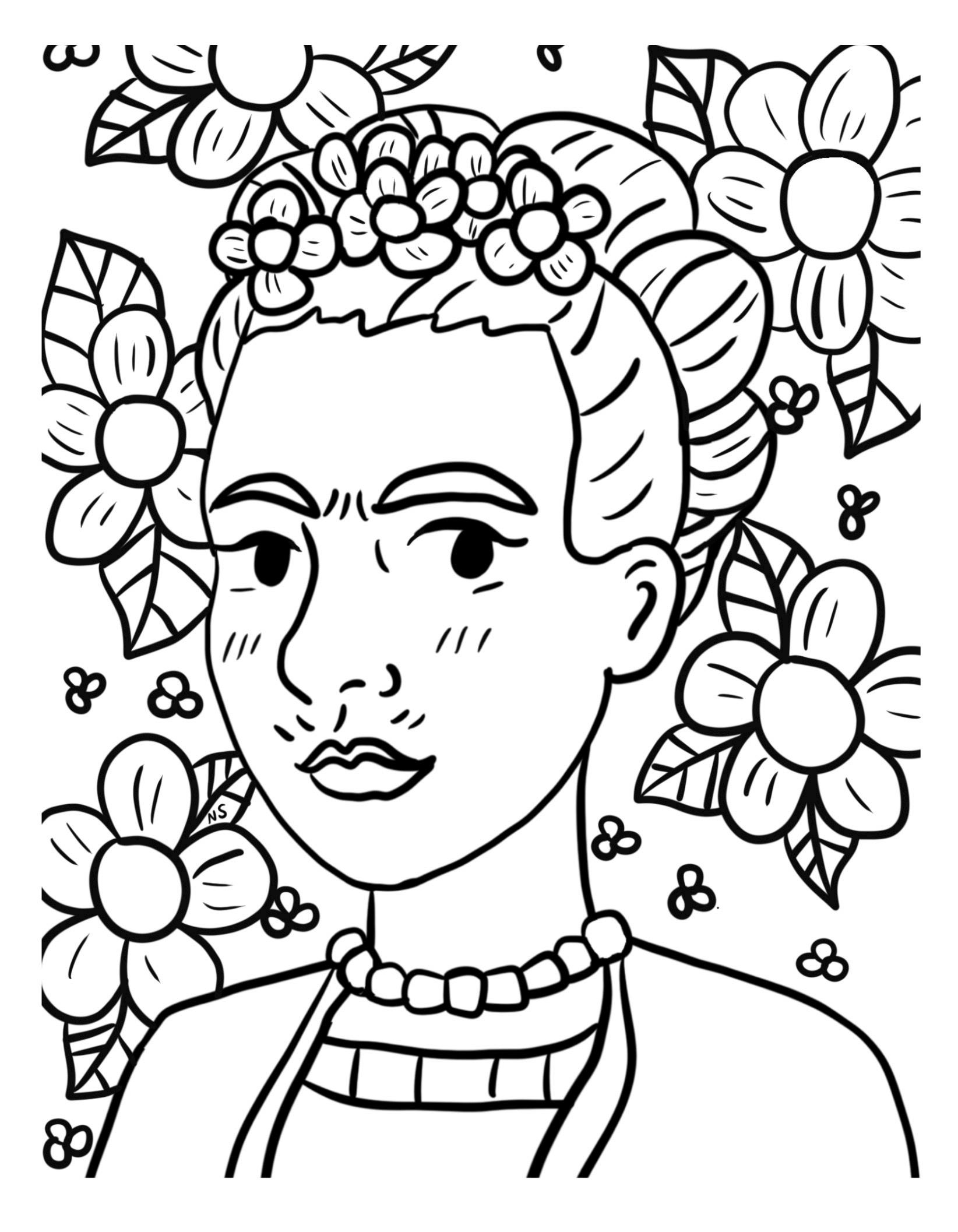 Famous Artist Coloring Sheets printable - Etsy