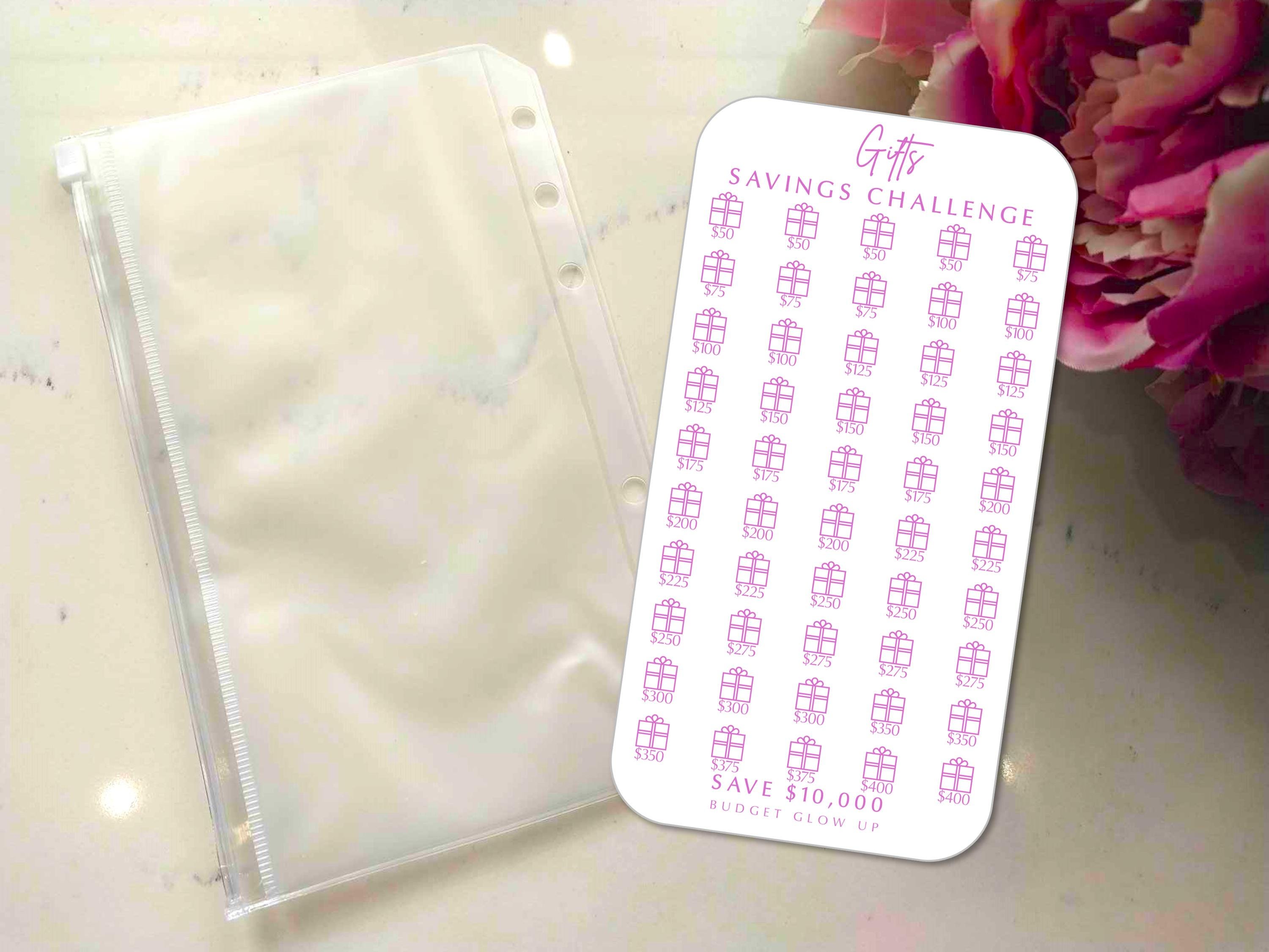 Gifts Savings Challenge Card & Zip up Wallet Choose From 250 up to ...