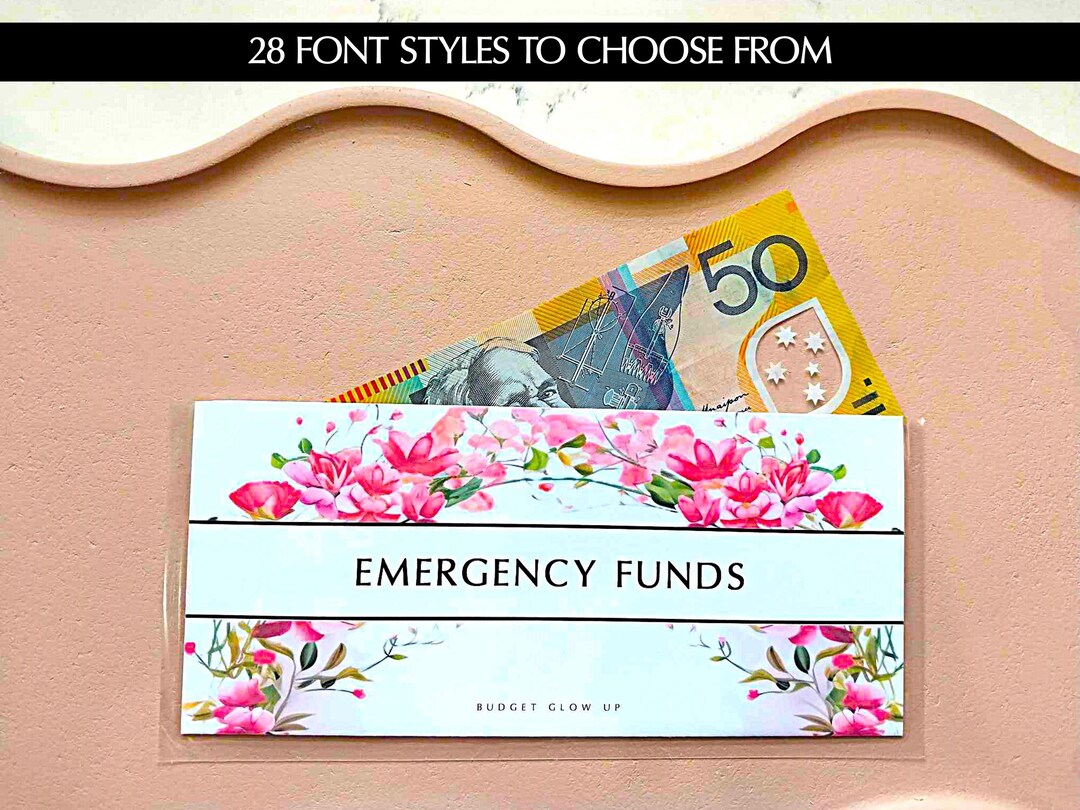 Personalized Cash Wallets | Customized Laminated Envelopes | Savings ...