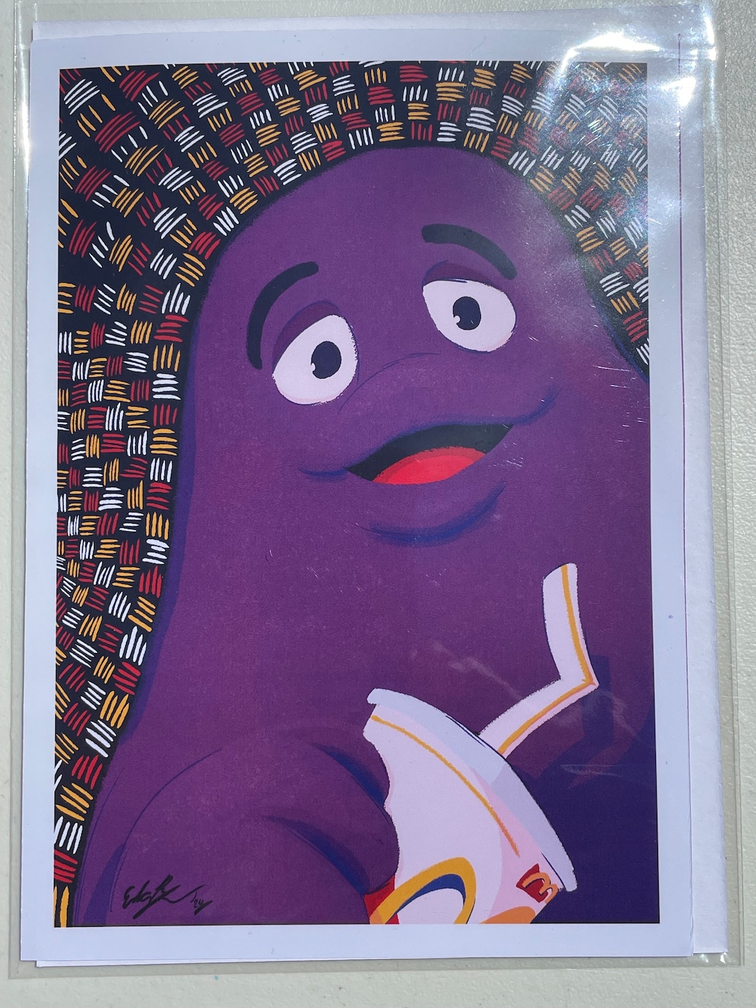 Grimace Art Print - Etsy