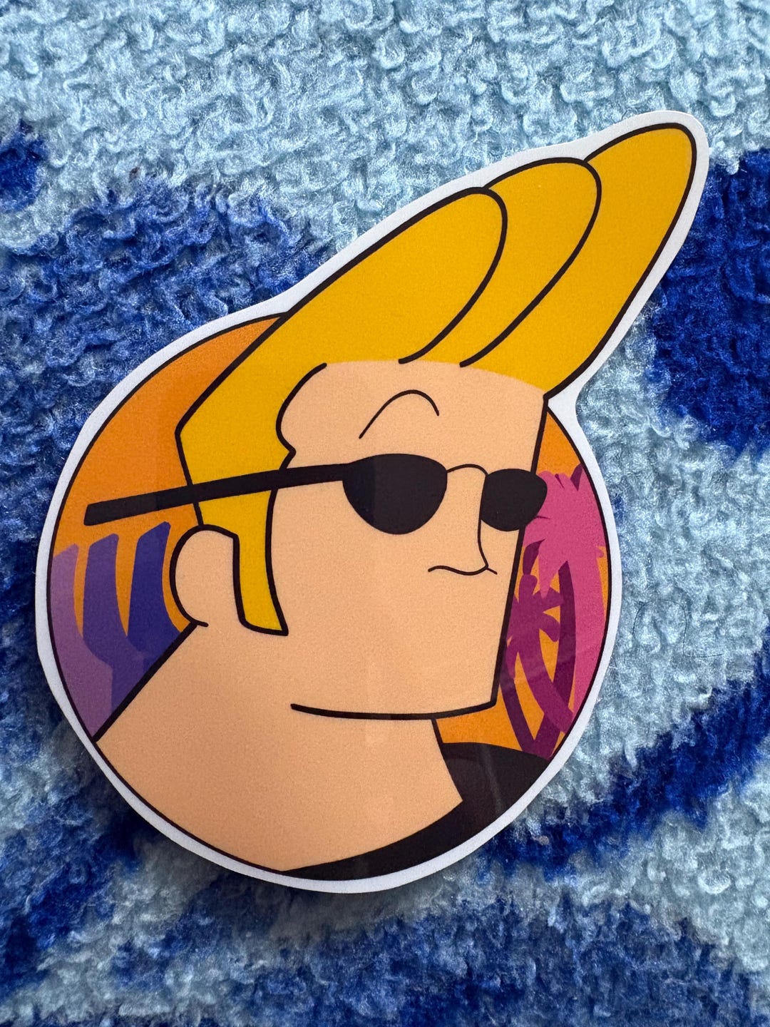 Johnny Bravo Sticker - Etsy