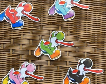 Super Mario World 2: Yoshi's Island Sticker Pack - Etsy