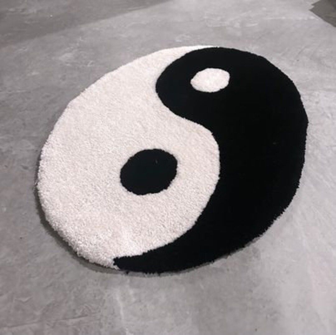 Yin Yang Rug - Etsy