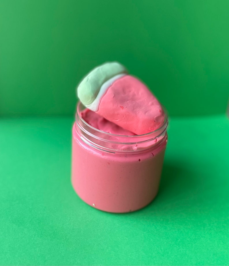 Fluffy Watermelon Slices Slime - Etsy