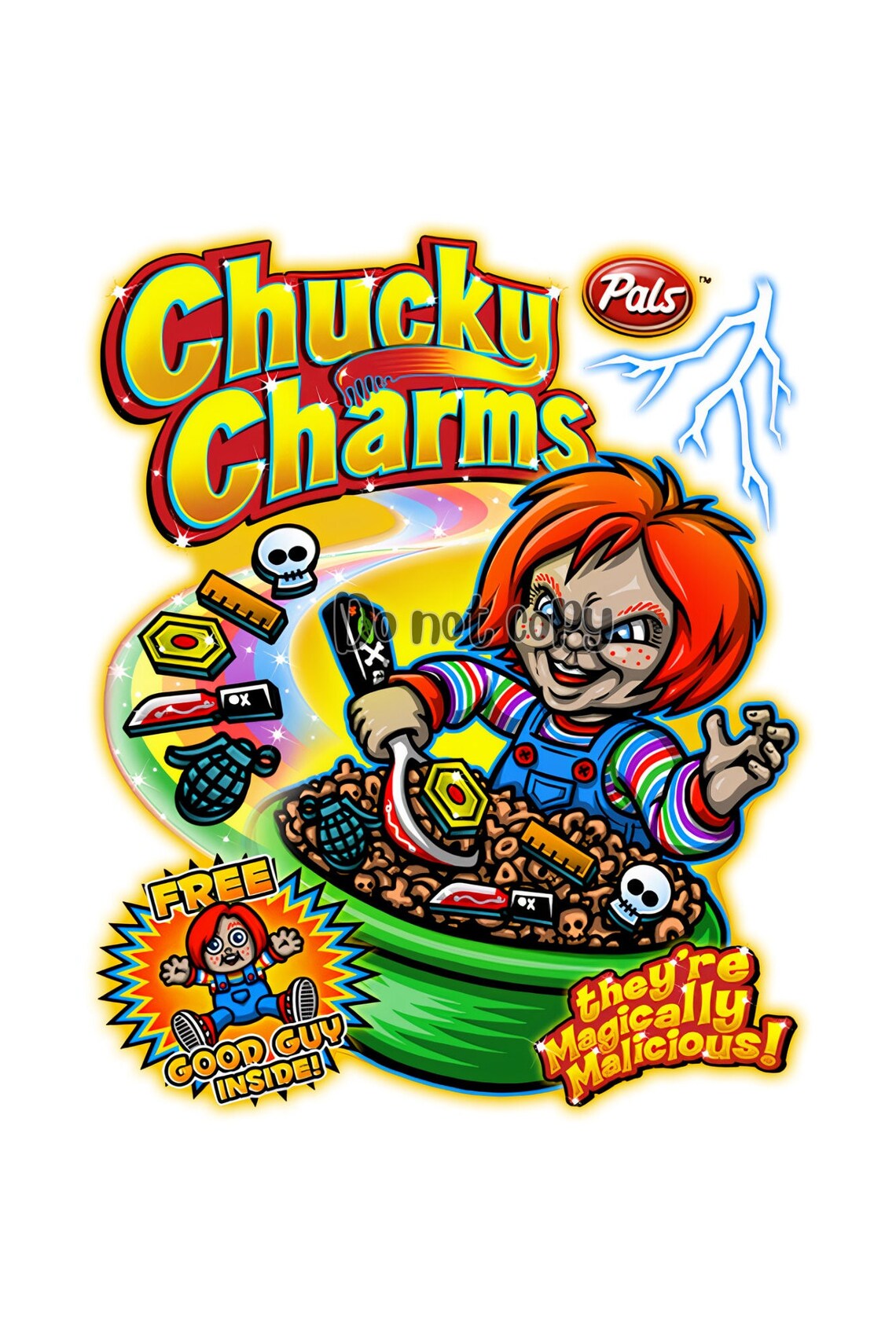 Chucky Charms Ready to Press Sublimation/dtf Heat Transfer for Shirts ...