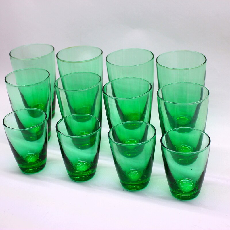 Green Glassware - Etsy