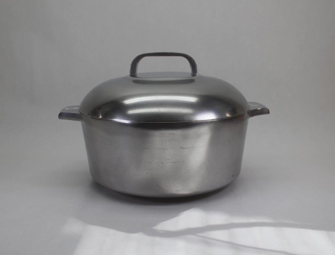 Vintage Magnalite Dutch Oven: 5-quart Cast Aluminum Roaster, USA Made ...