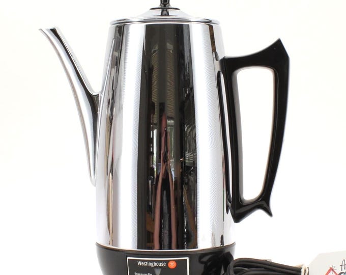 VINTAGE Westinghouse Electric Percolator Model P-23. Mid-century Modern ...