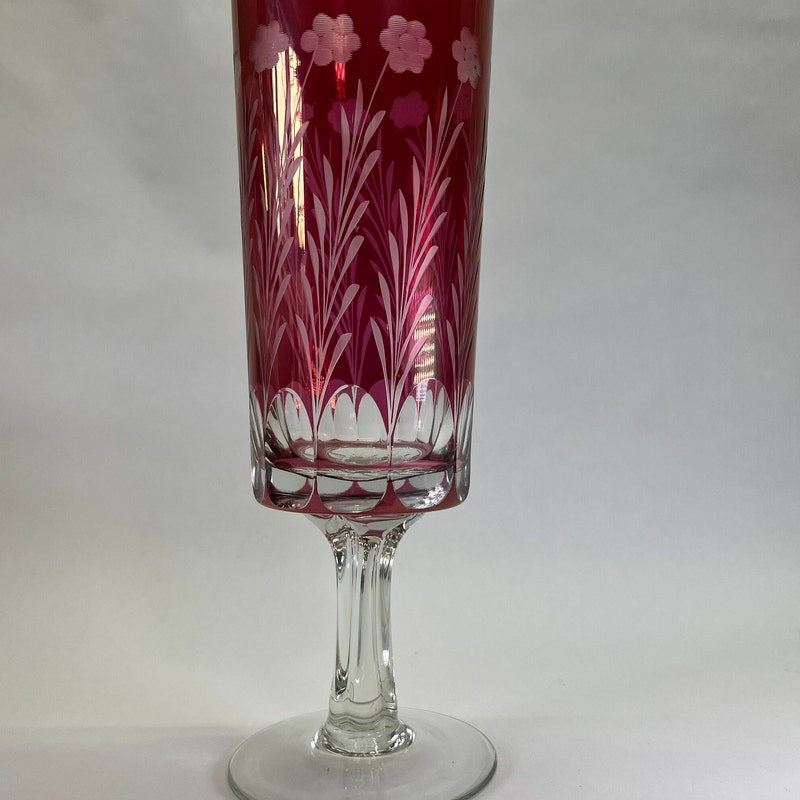 Cranberry Glass - Etsy