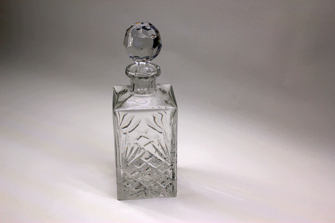 VINTAGE Rogaska Crystal Whisky Decanter Richmond Pattern - Etsy