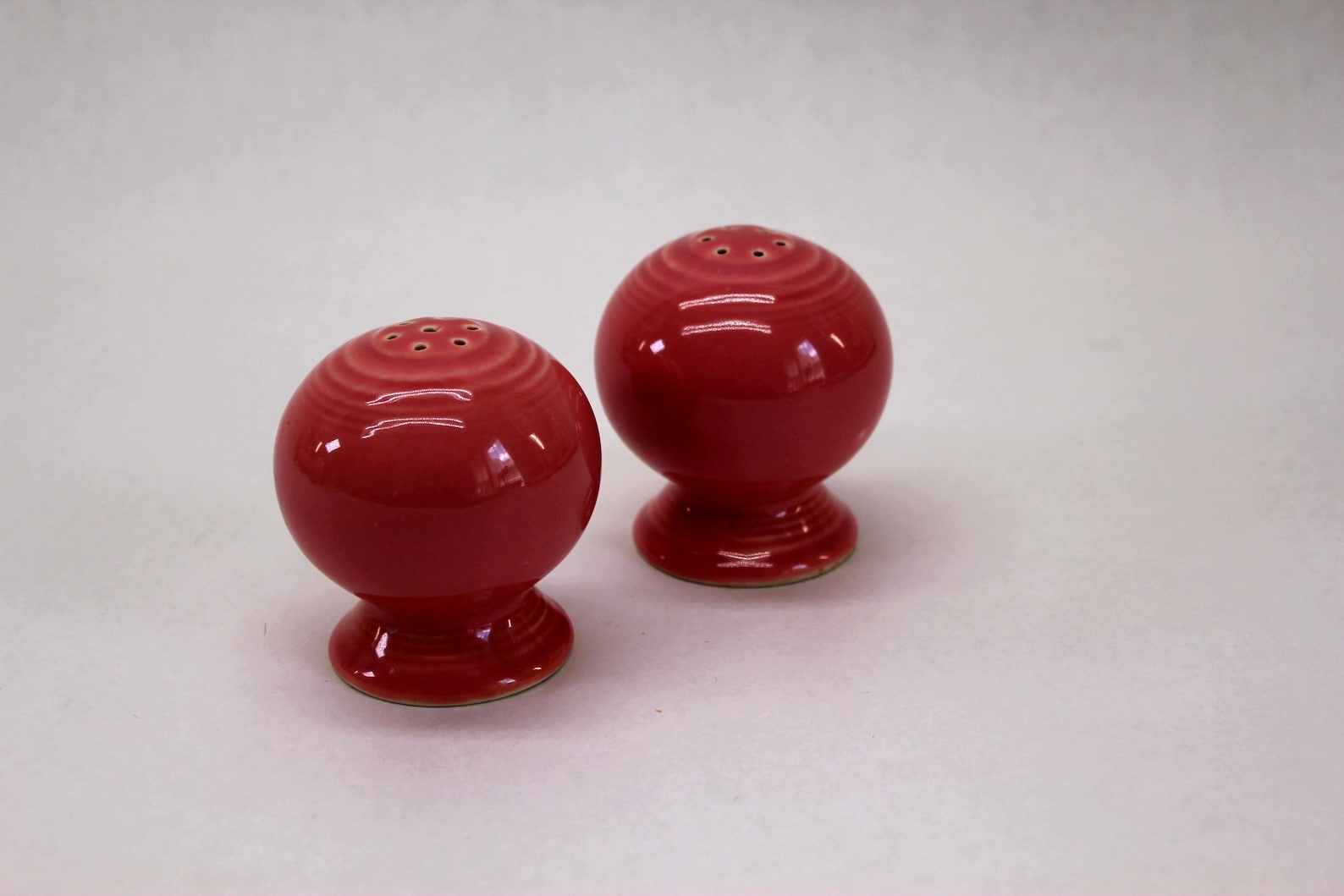 VINTAGE Fiesta Salt and Pepper Pair- Rose - Etsy