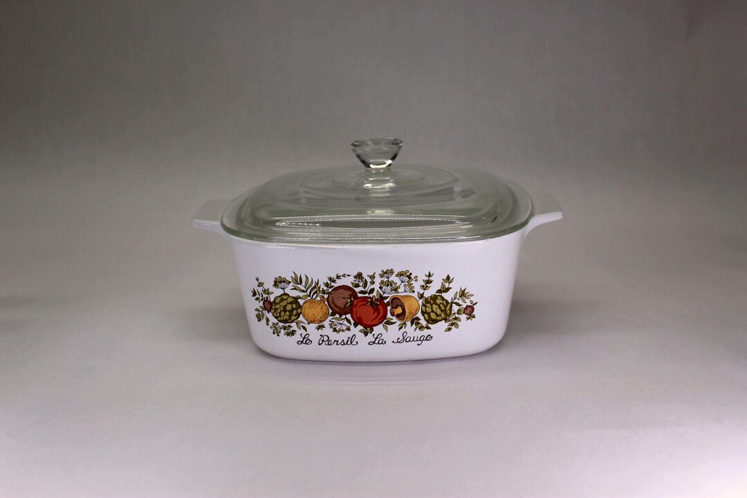 VINTAGE Corningware Spice O' Life 1-1/2 Casserole. A 1-1/2 B. Parsley ...