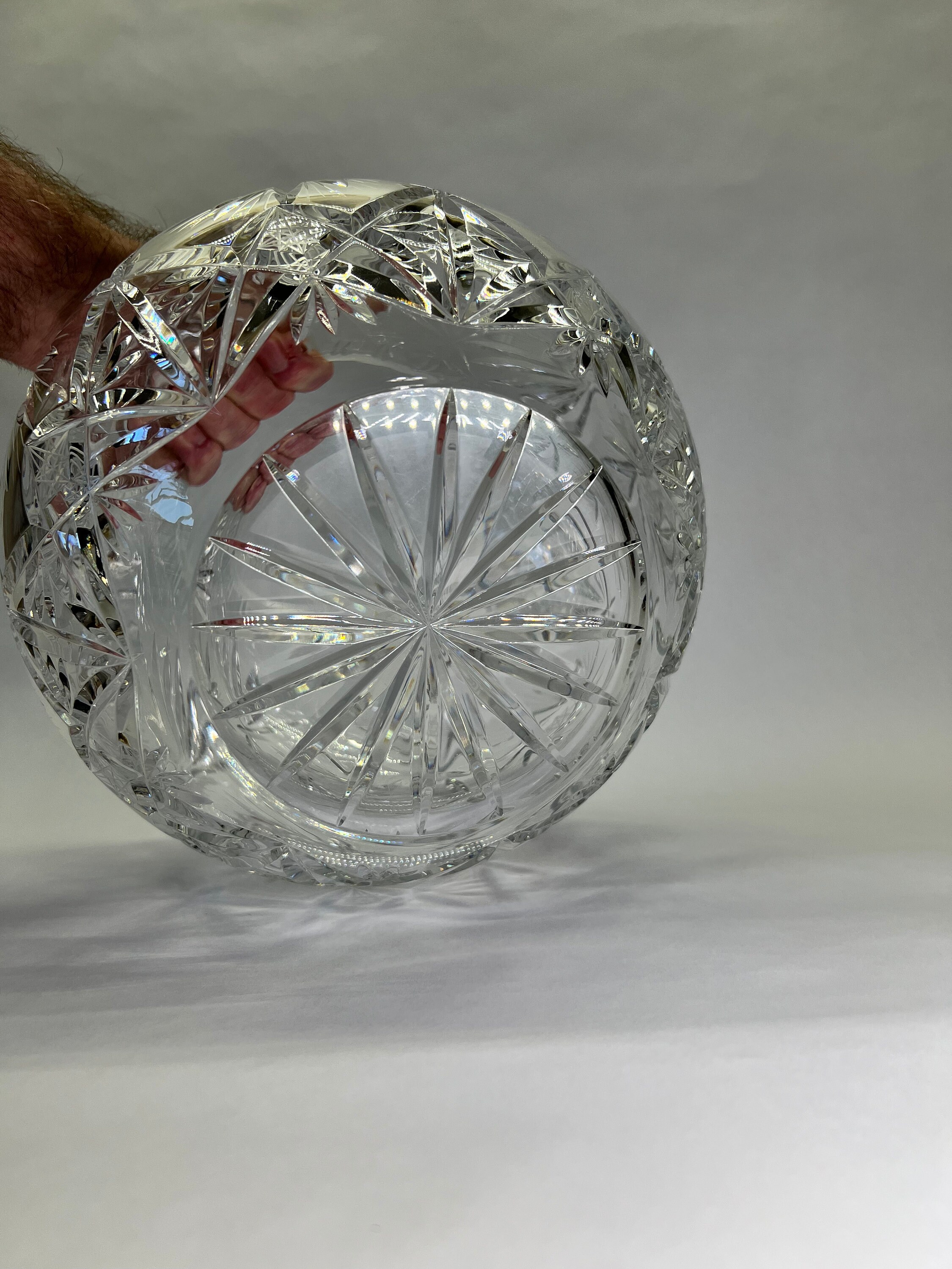9 Sphere Crystal Rose Bowl - Etsy