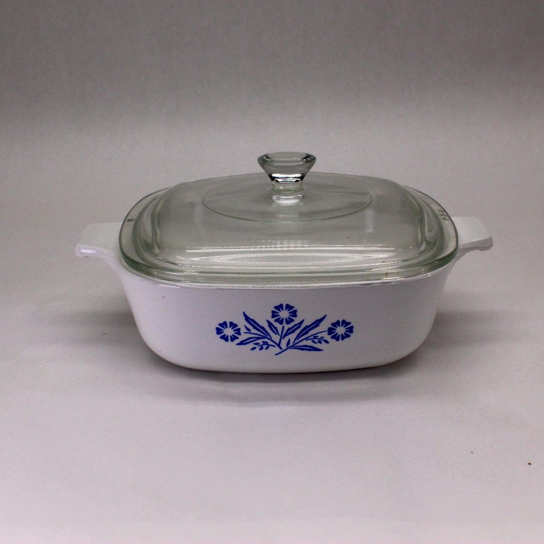 RARE Corningware 1 Qt Casserole W/small-knob Lid. Blue Cornflower - Etsy