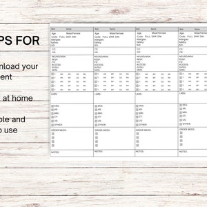 Printable 4 Patient Nurse Report Sheet - Etsy