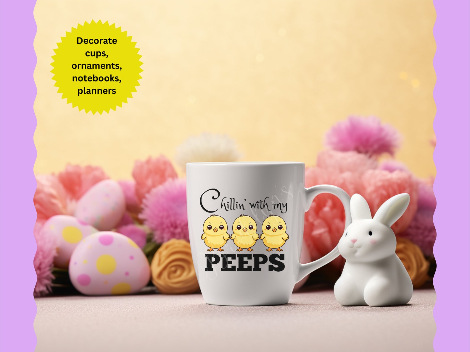 Cute Easter Clipart Bundle, Kawaii Easter Clipart, Printable Easter ...