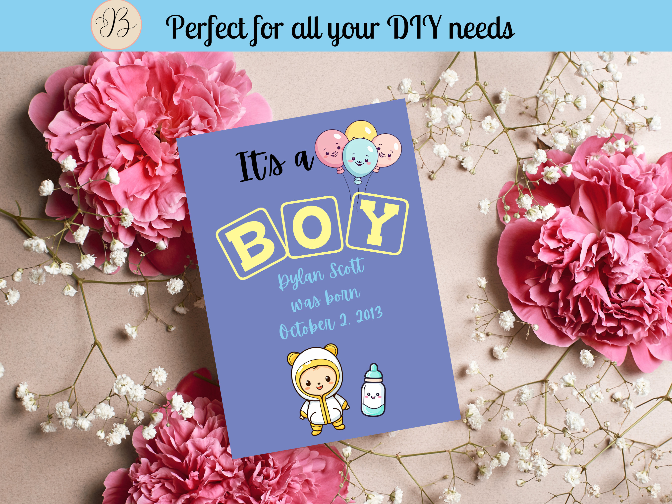 Baby Block Alphabet Clipart Bundle Printable Baby Block Font - Etsy