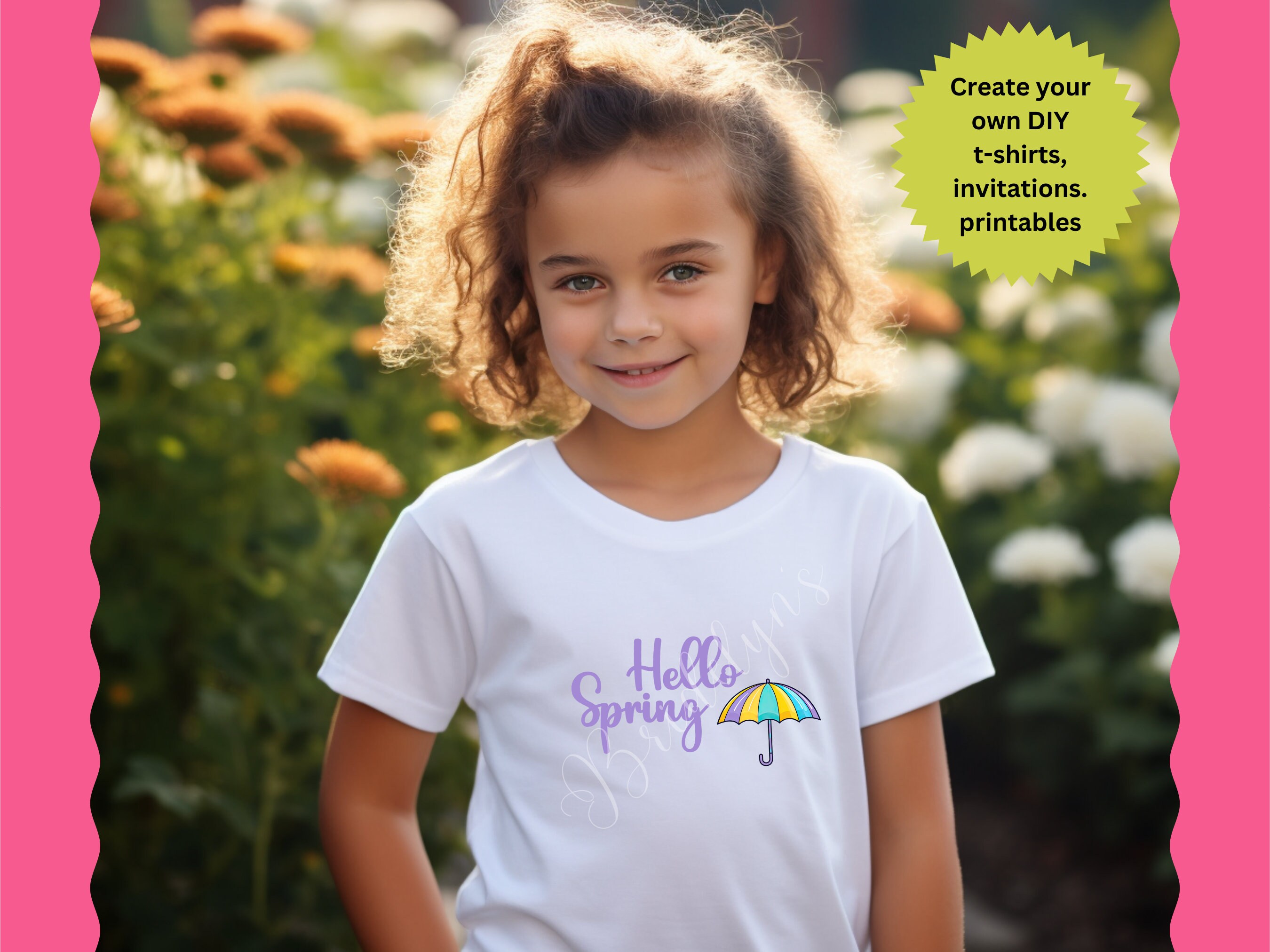 Cute Spring Clipart Bundle, Kawaii Spring Clipart, Flower Clipart ...