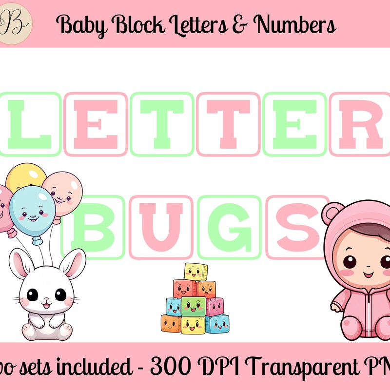 Baby Block Font - Etsy