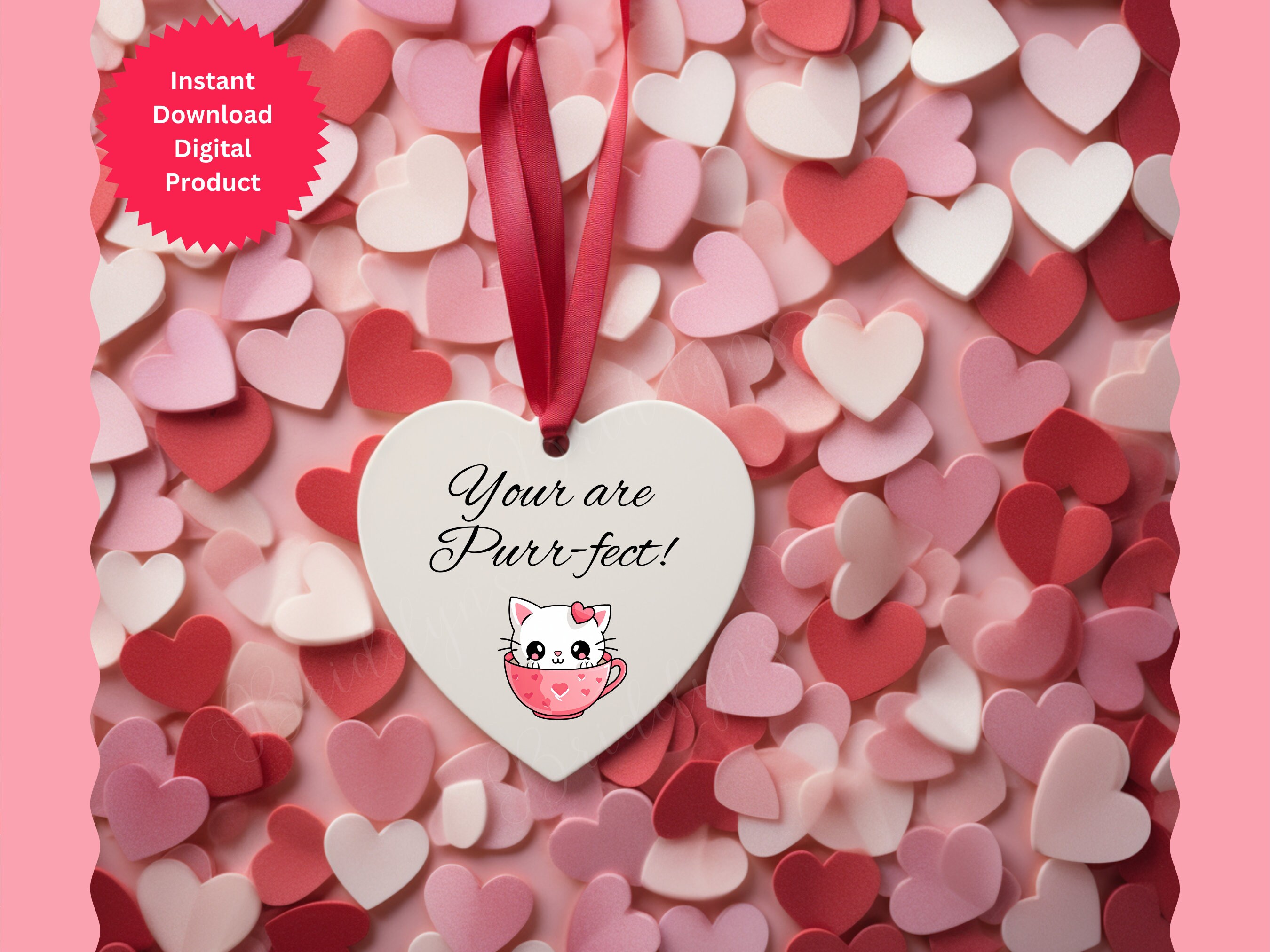 Valentines Clipart Bundle, Kawaii Valentine's Day Elements, Cute Love ...