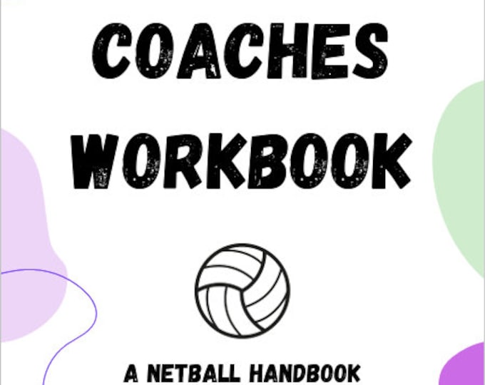 NETBALL COACHING PACK - Downloadable A4 Template - Etsy Australia