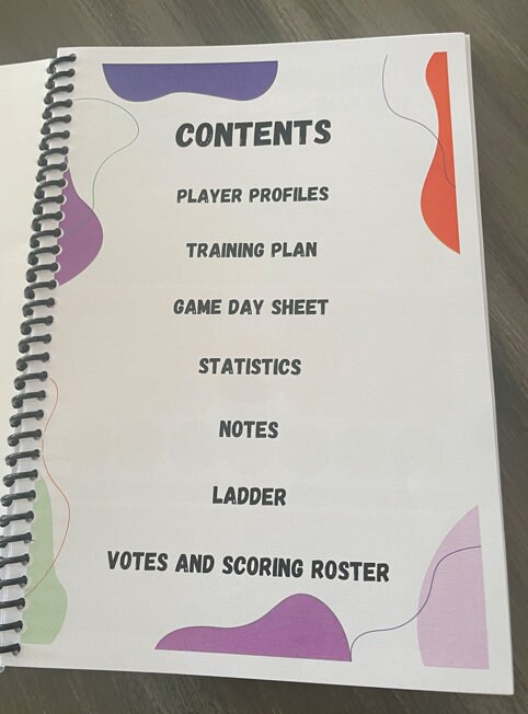 Netball Coaches Workbook - Physical Copy - Etsy Australia
