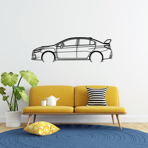Subaru Silhouette Metal Wall Art - Etsy