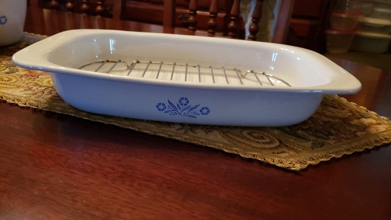 Antiguo Vintage 1965 Cerámica Corning Ware Azul - Etsy