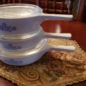 Antiguo Vintage 1965 Cerámica Corning Ware Azul - Etsy