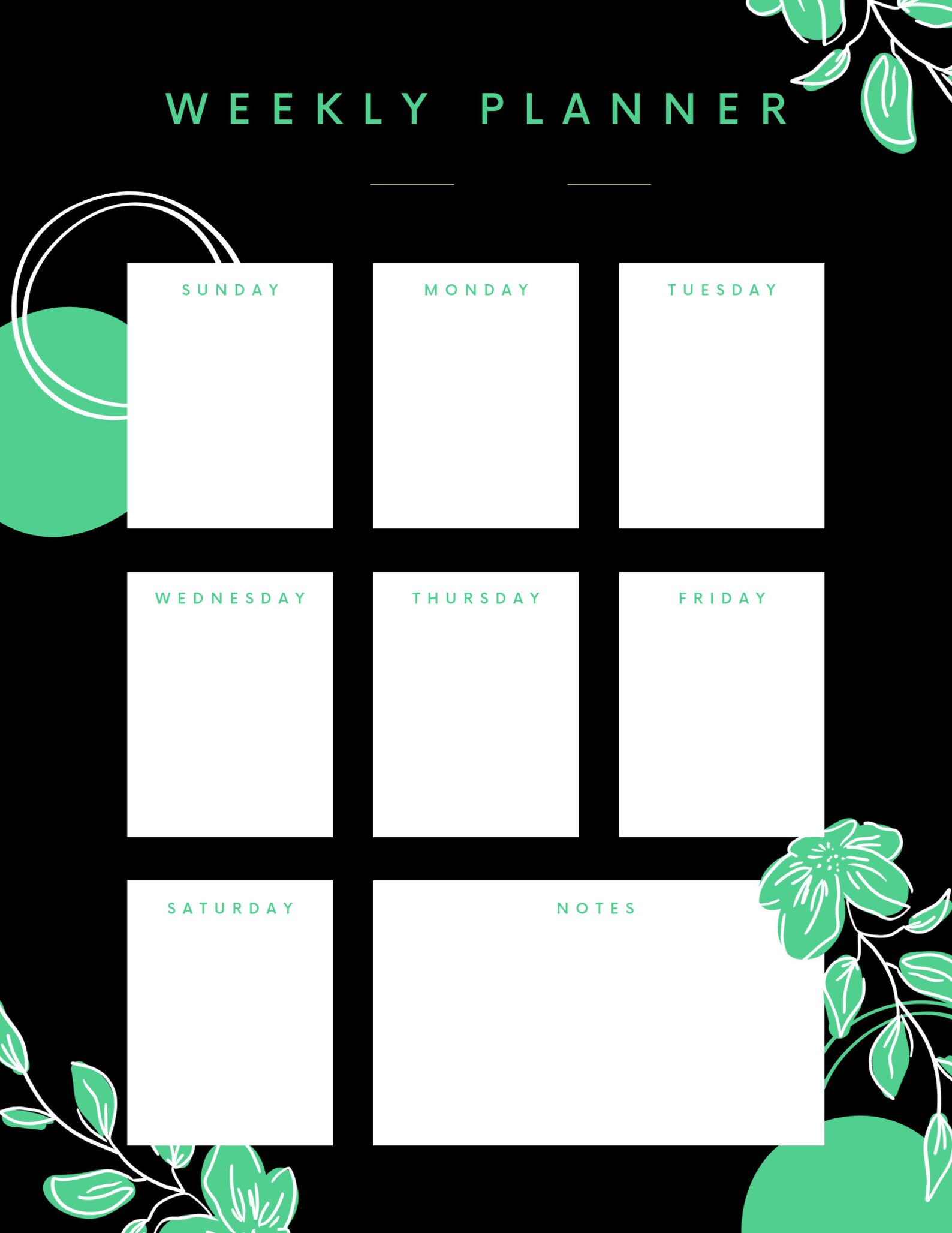 Daily,weekly, and Monthly Printable Planners - Etsy