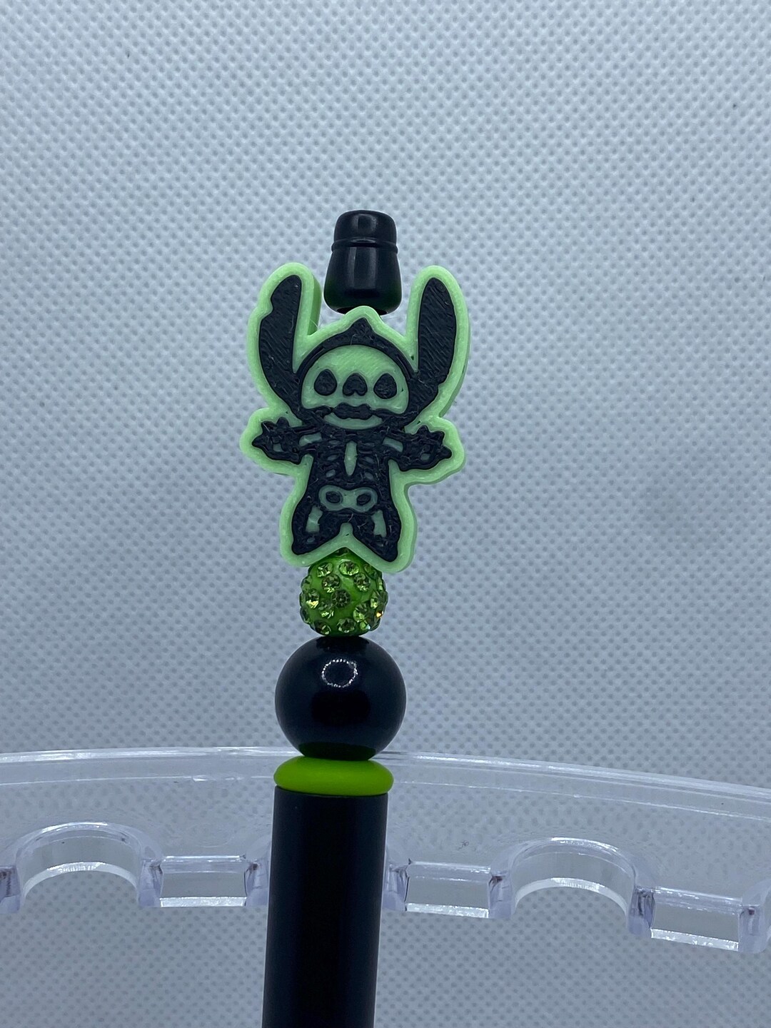 Glow in the Dark Electrocuted Blue Alien Beaded Pen - Etsy