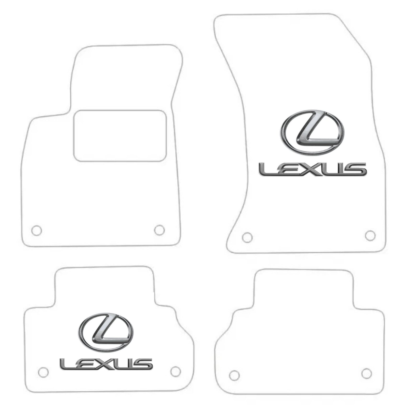DXF and CDR Files Car Mats for Lexus GX 470 2003-2009 - Etsy