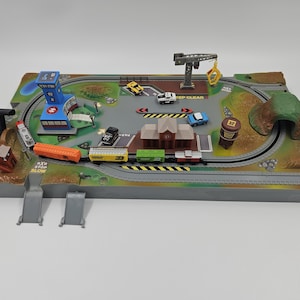 Vintage Micro Machines Power Train City Complete All Accessories and ...