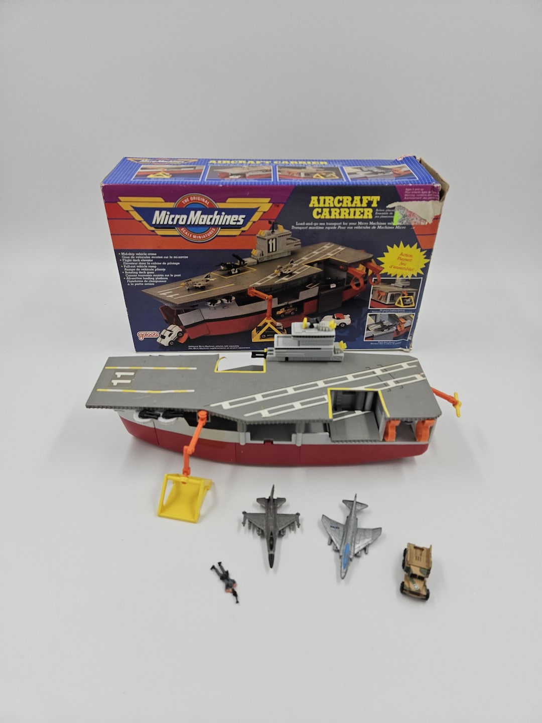 Micro Machines Aircraft Carrier Near Complete With Fighter Jets and ...